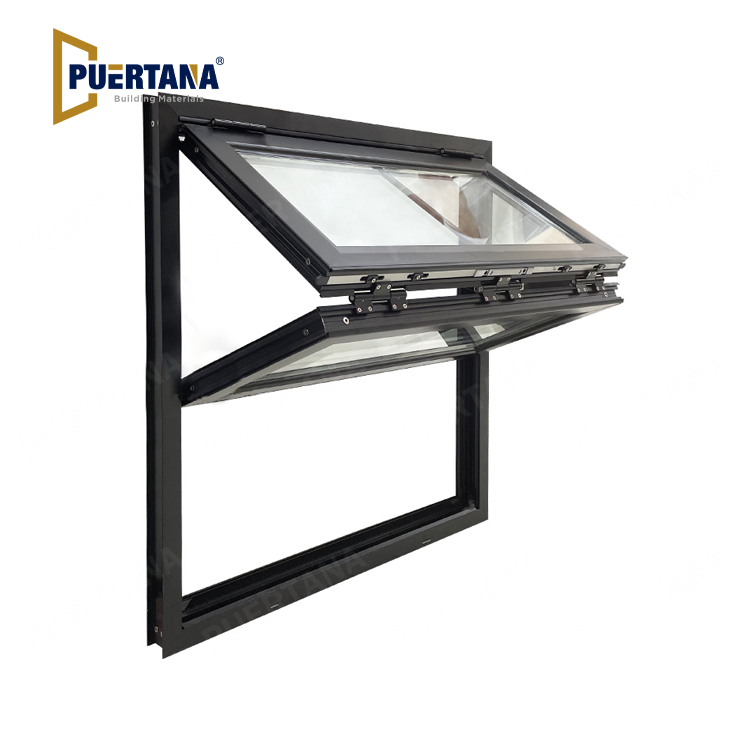 Aluminium Vertical Folding Window Push Up Fold Up Windows | Aluminum Fold Up Windows